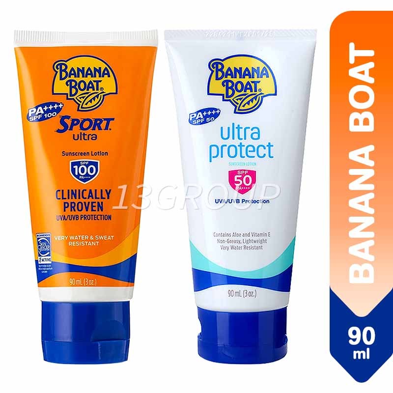 Banana Boat Sunscreen Lotion Sport Ultra SPF 100 / Ultra Protect SPF 50 ...