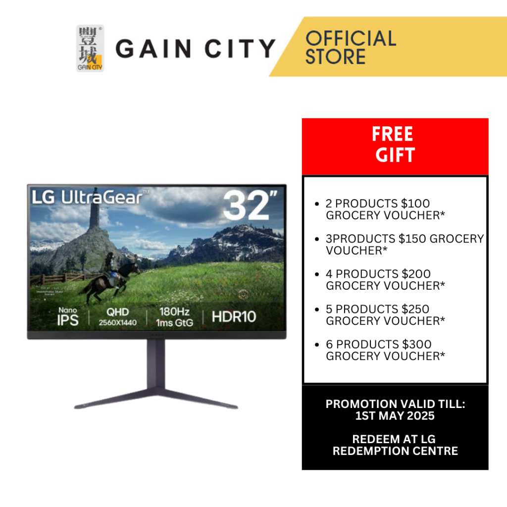 Lg Ultragear Gaming Monitor 32gs85q-b | 31.5" Qhd Nano Ips|2560x1440 ...