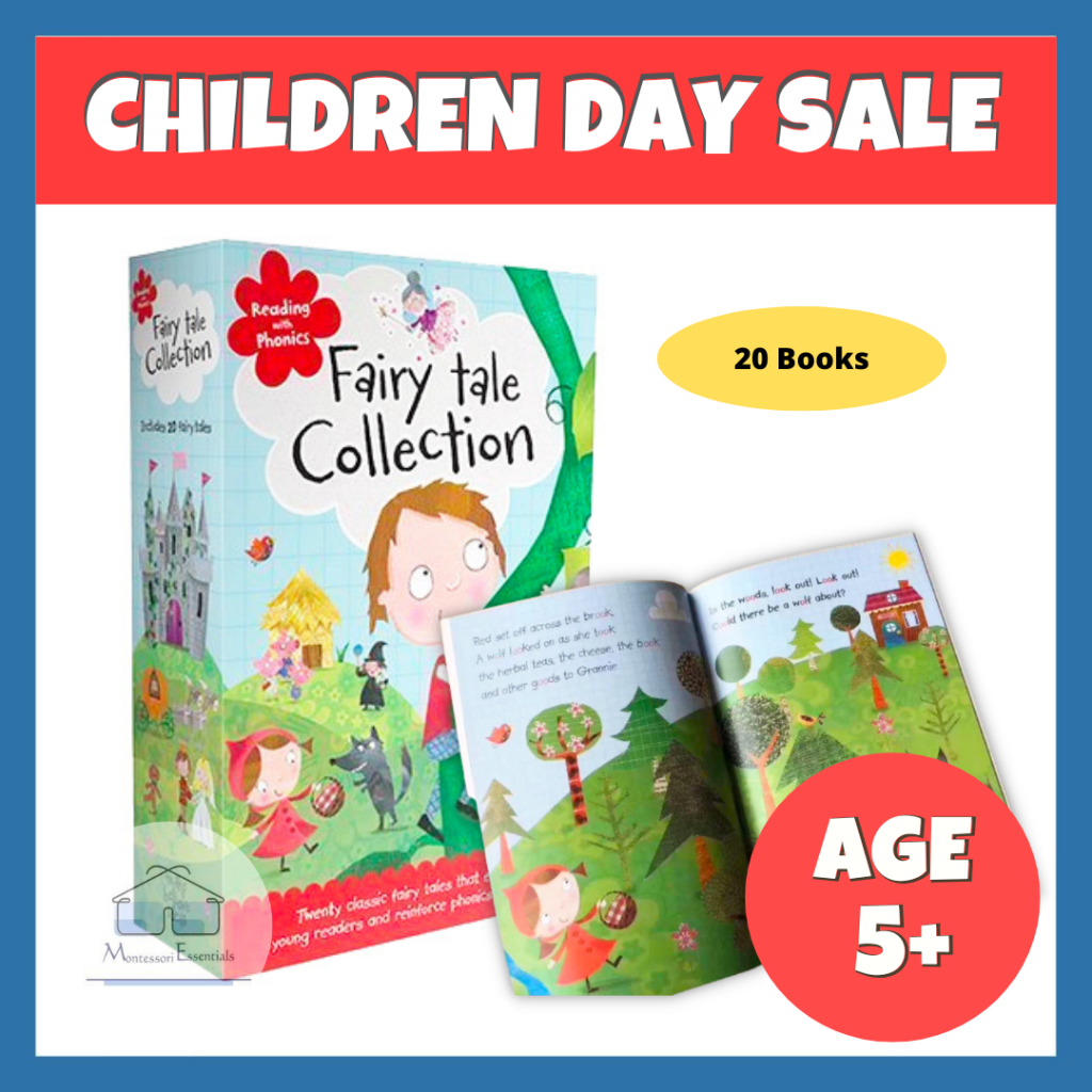 [SG STOCK] Fairy Tale Collection (20 Books) Reading with Phonics ...