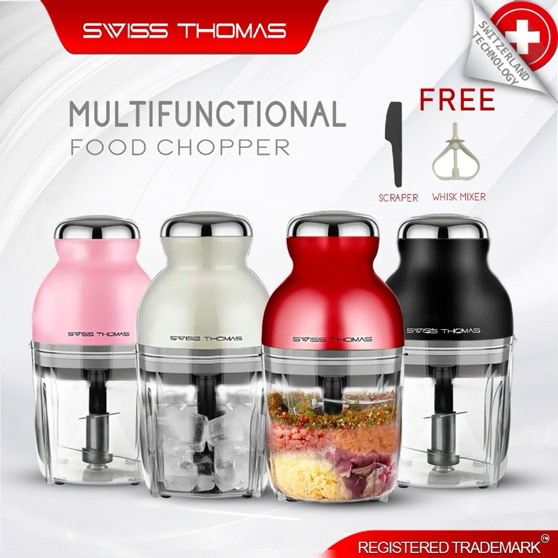 🎖️Food Processor Blender SWISS THOMAS Capsule Cutter Spin Chopper ...
