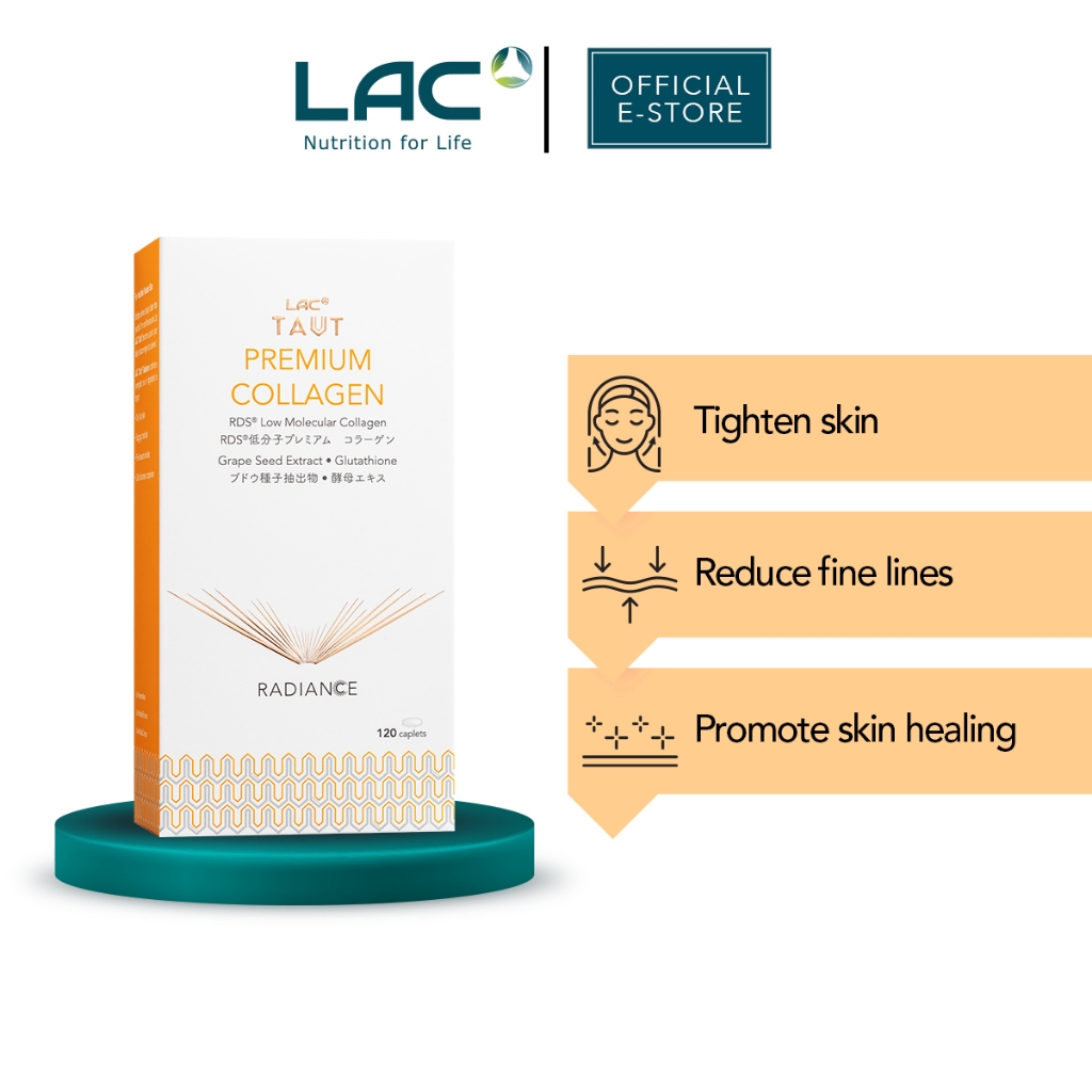 [LAC TAUT] Radiance Premium Collagen (120 caplets) | Shopee Singapore