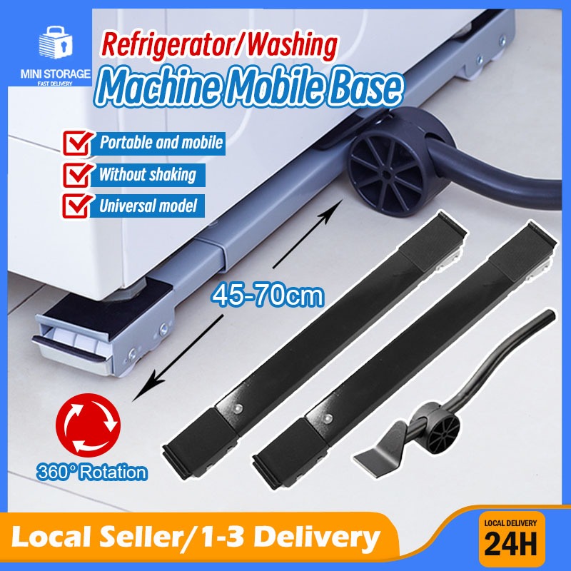 Washing Machine Base with 360° Wheel/Washing Machine Fridge Stand ...