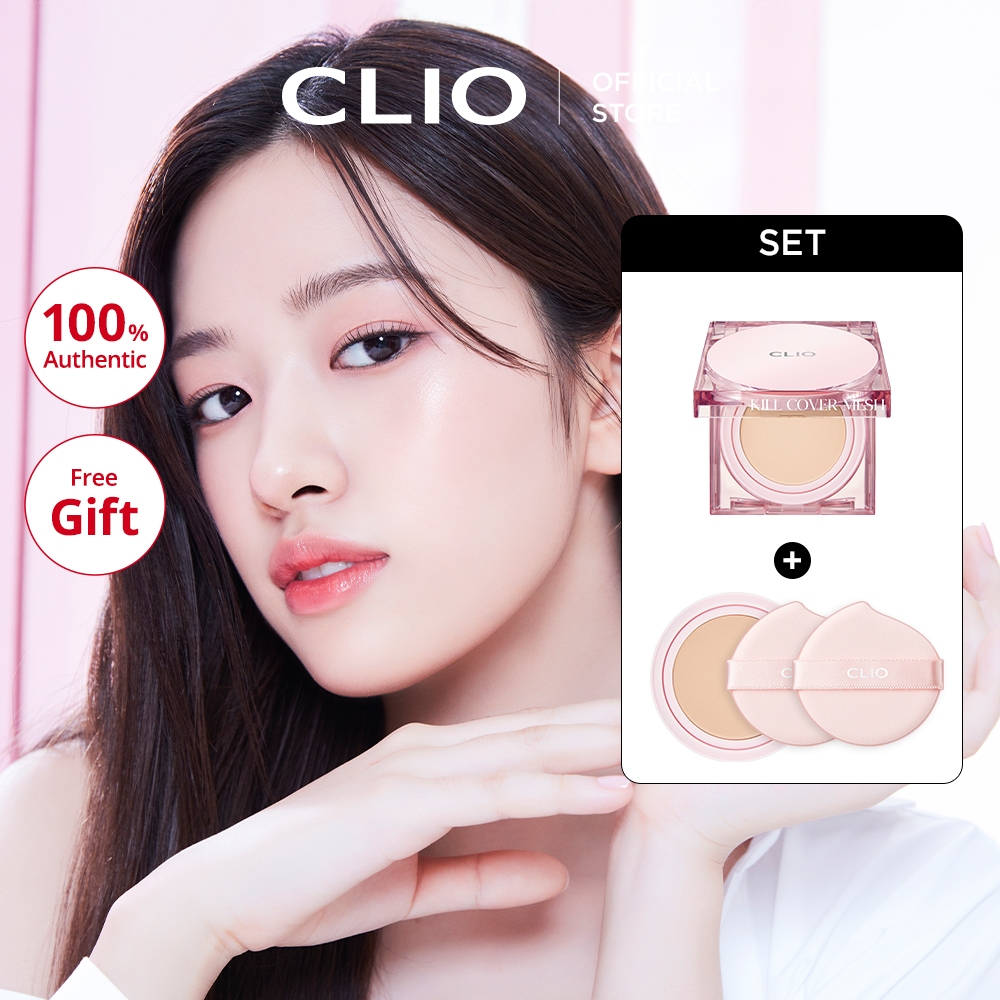 [CLIO] [Best Seller] Kill Cover Mesh Glow Cushion Set [15gx2/Mini size ...