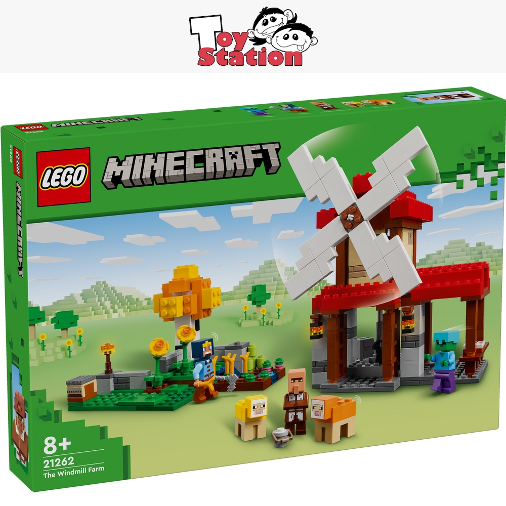 LEGO Minecraft 21262 The Windmill Farm | Shopee Singapore