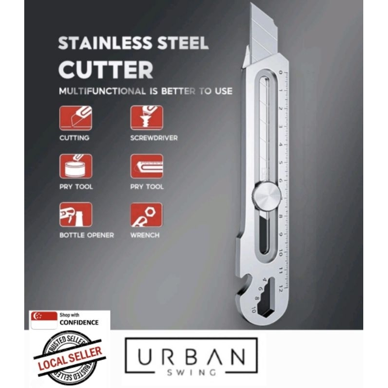 [Sg🇸🇬Seller] Stainless Steel Cutter / PenKnife | Shopee Singapore