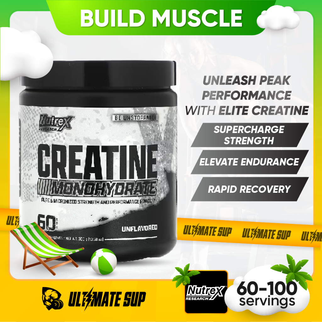 Nutrex Research, Creatine Drive, Pure Creatine Monohydrate To Build ...