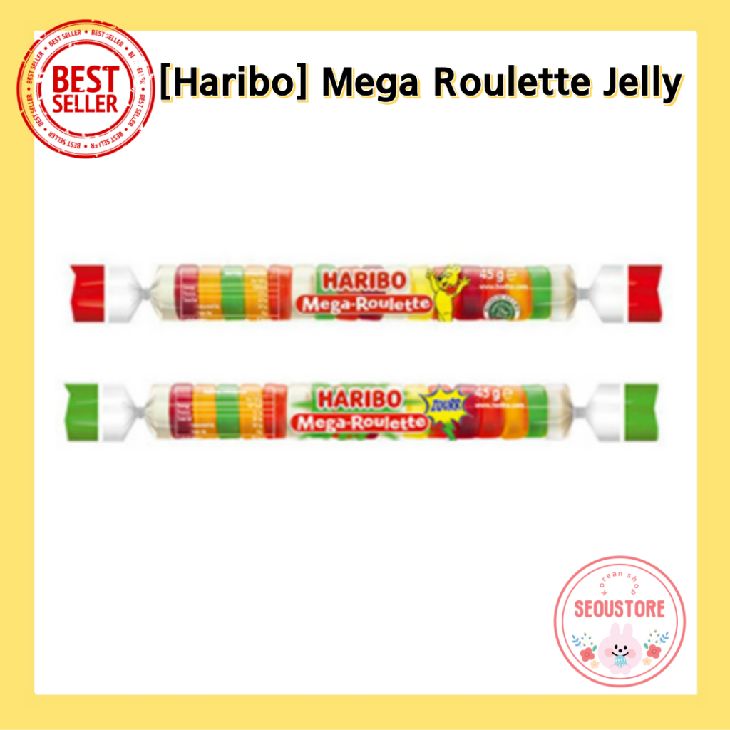 [Haribo] Mega Roulette Jelly, Sour Jelly 45g | Shopee Singapore