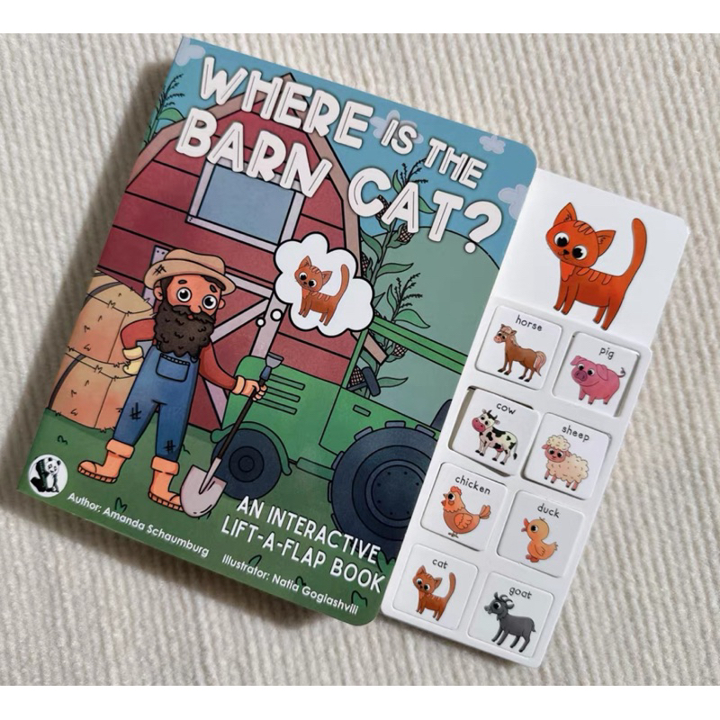 Where Is The Barn Cat? (Interactive Lift A Flap Book) | Shopee Singapore