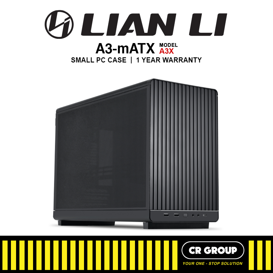 LIAN LI DAN Cases A3-mATX PC Case - Black/White/Wood (1Yr Warranty ...