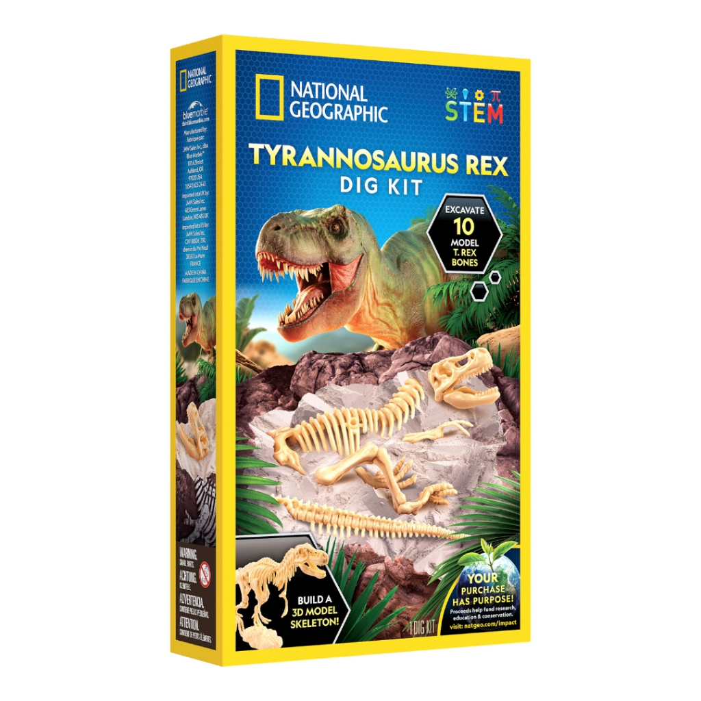 National Geographic - Tyrannosaurus Rex Skeleton Dig Kit | Shopee Singapore