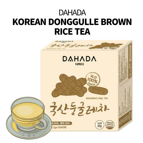 DAHADA Korean Donggulle Brown Rice Tea 1.2g x 100 Teabags | Shopee ...