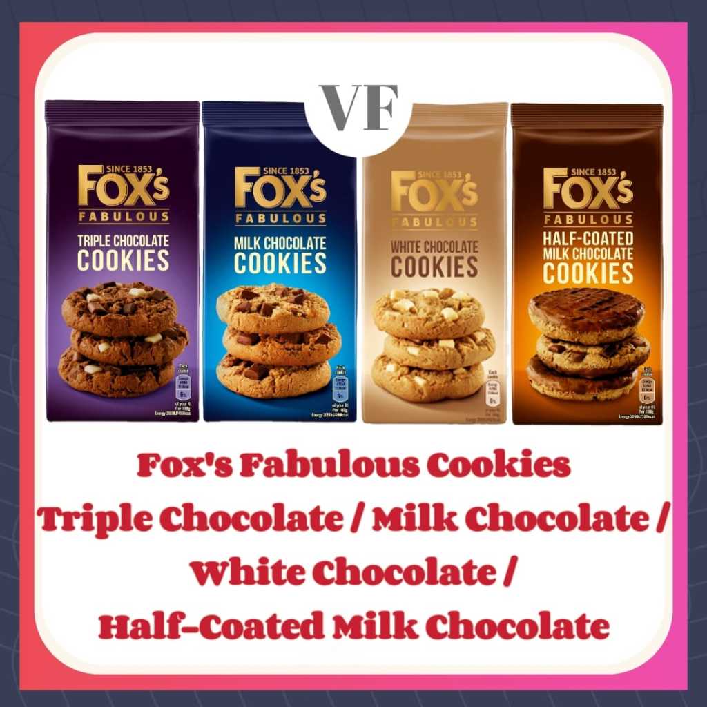 Fox’s Fabulous Triple Chocolate / Milk Chocolate / White Chocolate ...