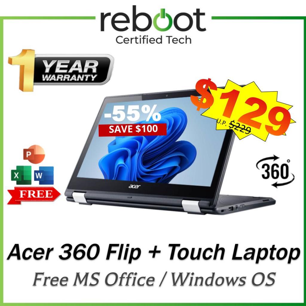 Acer 360 Touch Screen Laptop | 360 Touch Screen | Free MS Office ...