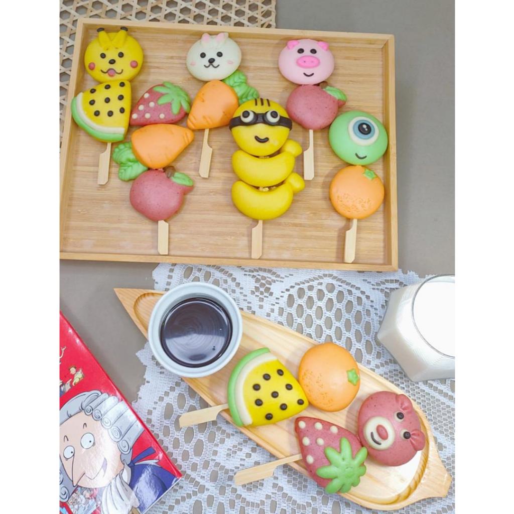 [PRE ORDER] 全手工制水果串串造型馒头 Handmade Cartoon & Fruits shape Steam Buns ...