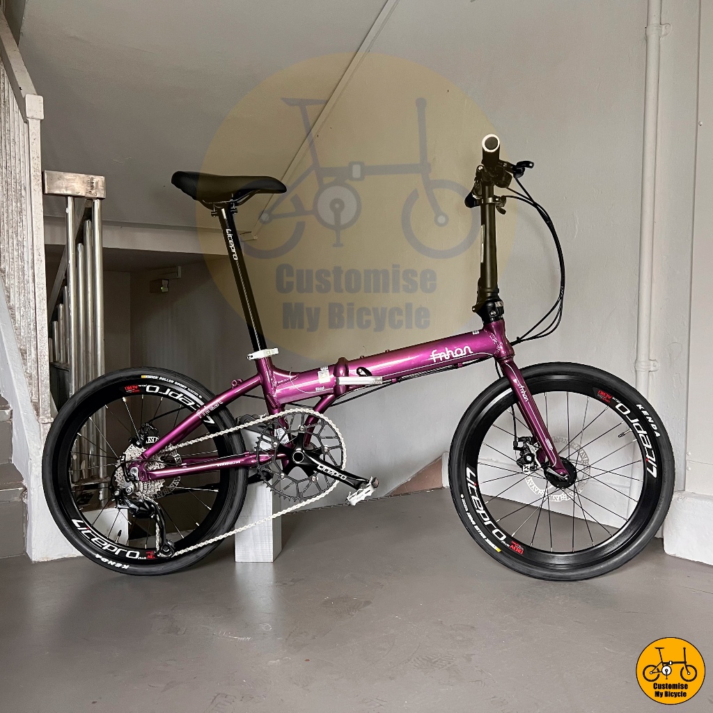 🔯 Fnhon Blast 22” 𝗠𝗥𝗧/𝗕𝘂𝘀-𝗳𝗿𝗶𝗲𝗻𝗱𝗹𝘆 𝗟𝗶𝗴𝗵𝘁 Fold Bike Royal Purple ...