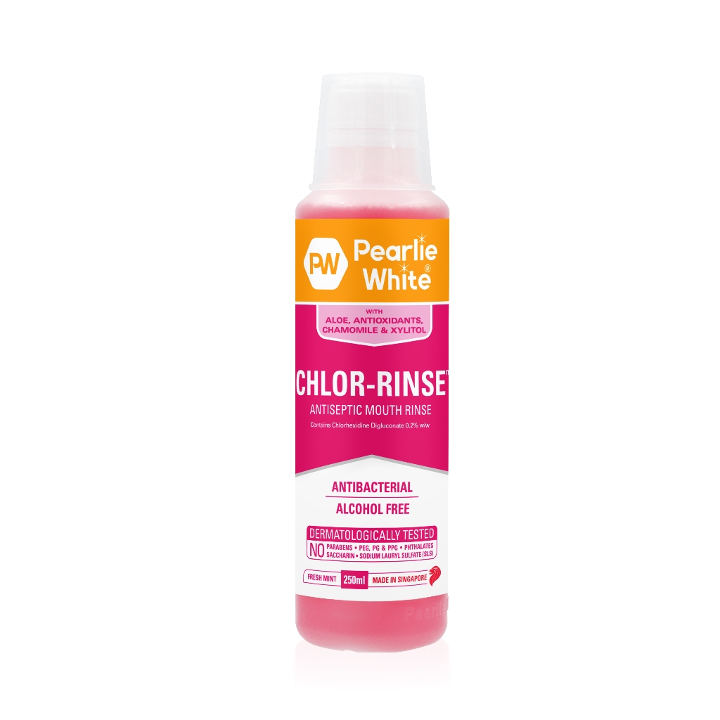 Pearlie White Chlor-Rinse Alcohol Free Mouth Rinse (250ml) | Shopee ...