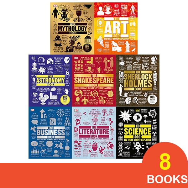 [SG Stock] Big Ideas Simply Explained by DK (8 Books Hardcover) | Shopee Singapore