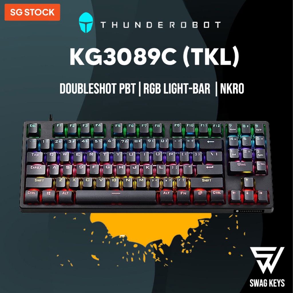 【SG】Thunderobot KG3089 - 89 Keys TKL Mechanical Gaming Keyboard | RGB ...