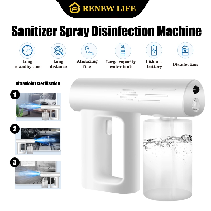 【SG STOCK】Sanitizer Spray Disinfection Machine Nano Atomizer Spray Gun ...