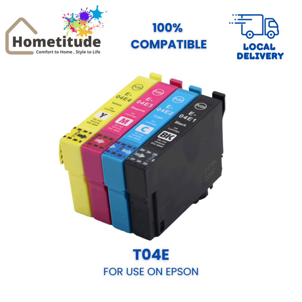 Compatible Epson Ink Cartridge 04E T04E E-04E1| E-04E2| E-04E3| E-04E4 ...