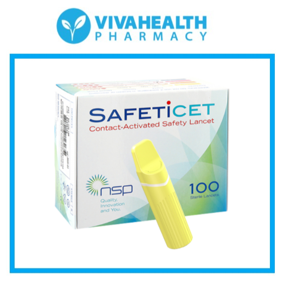 Safeticet Lancets 21G, 23G, 28G | Shopee Singapore