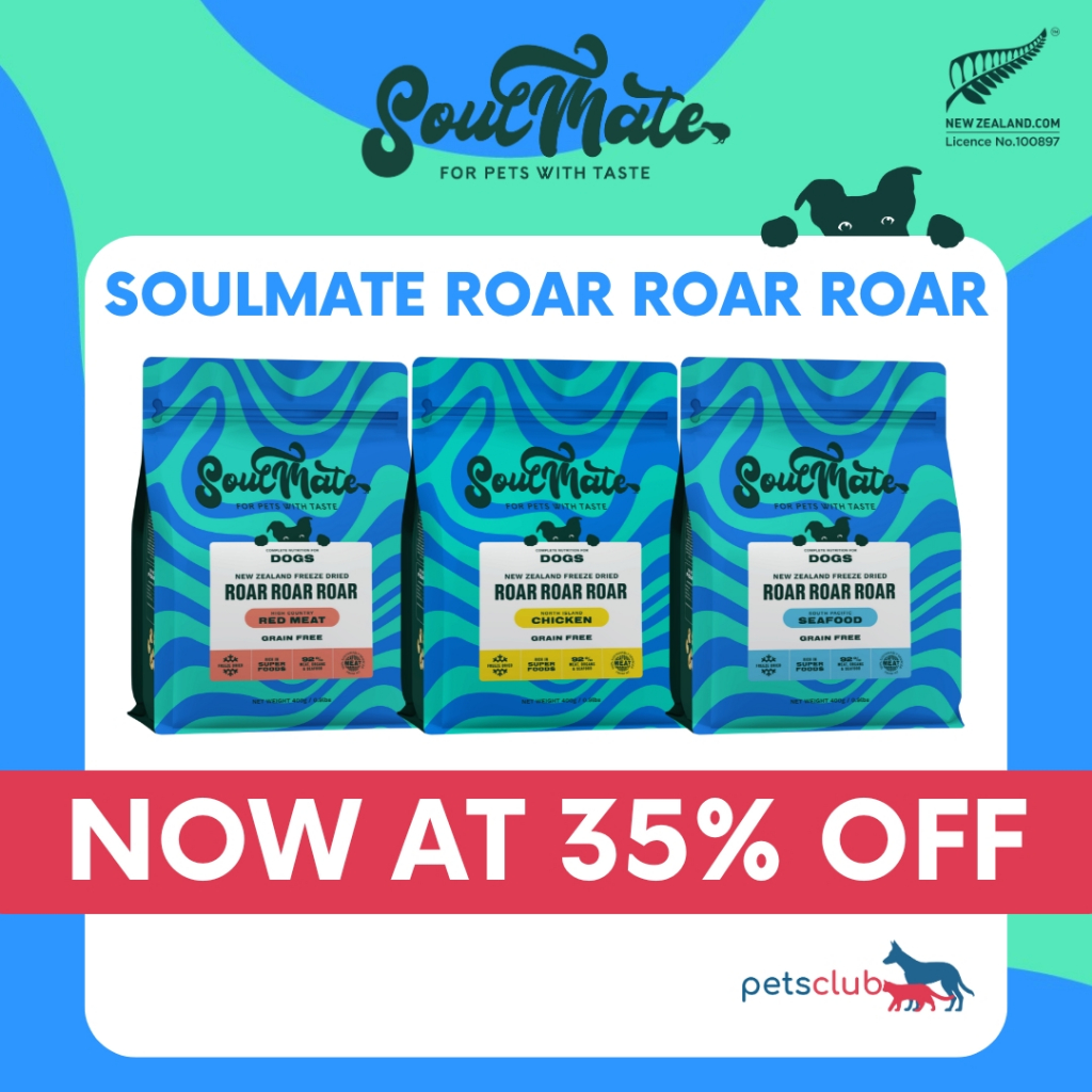 SoulMate - Roar Roar Roar Dried Freeze Dog Food 400g/900g | Shopee ...
