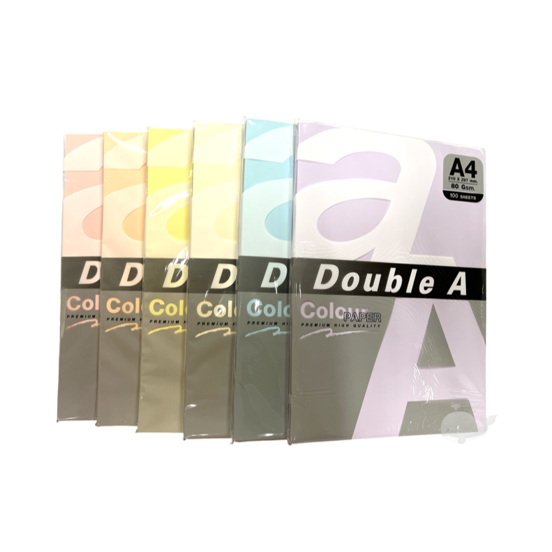 Double A Premium Colour Paper A4 80gsm (100 sheets/pkt) | Shopee Singapore