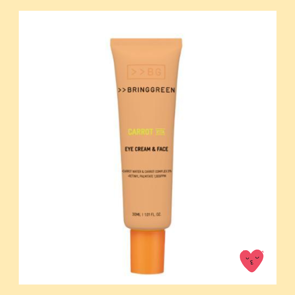 [BRING GREEN] Carrot vita eye cream & face 30ml(+30ml) | Shopee Singapore
