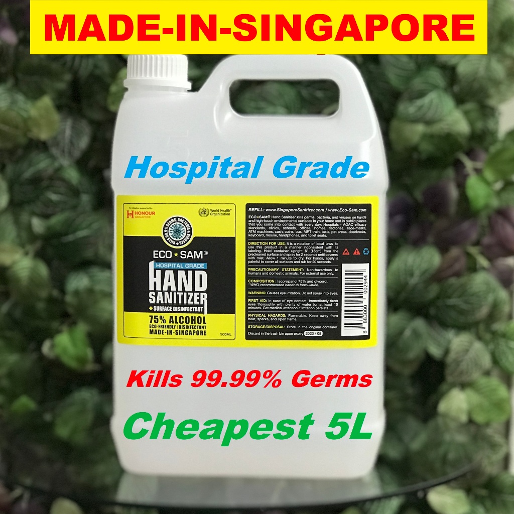 ECOSAM Antibacterial Antiseptic Hand Sanitizer Surface Disinfectant ...