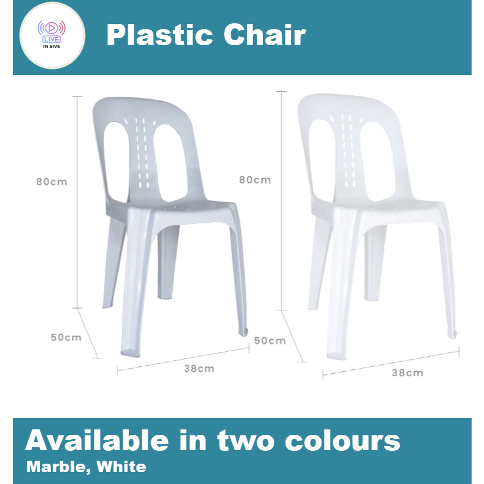 [Bundle of 4] Plastic Chair | Shopee Singapore