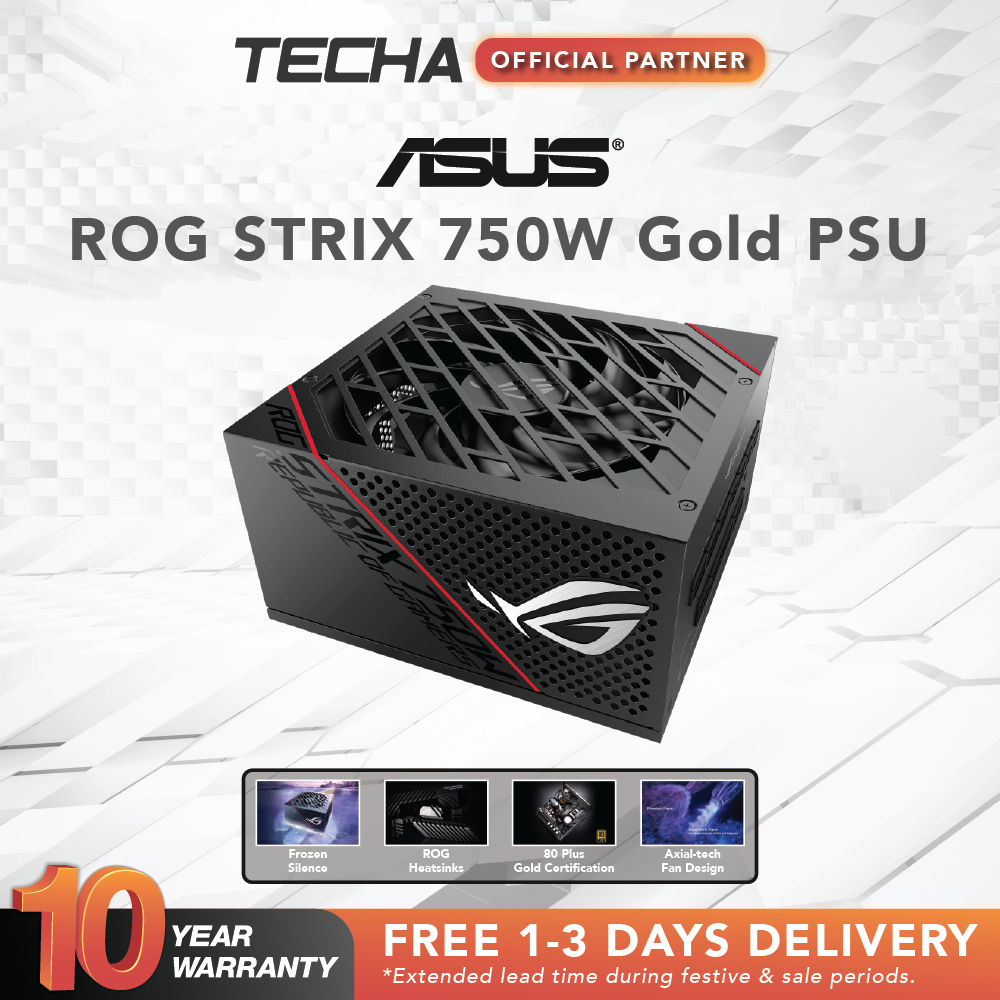 [FAST SHIP] ASUS ROG-STRIX-750G | 750W 80 Plus Gold | Power Supply Unit ...