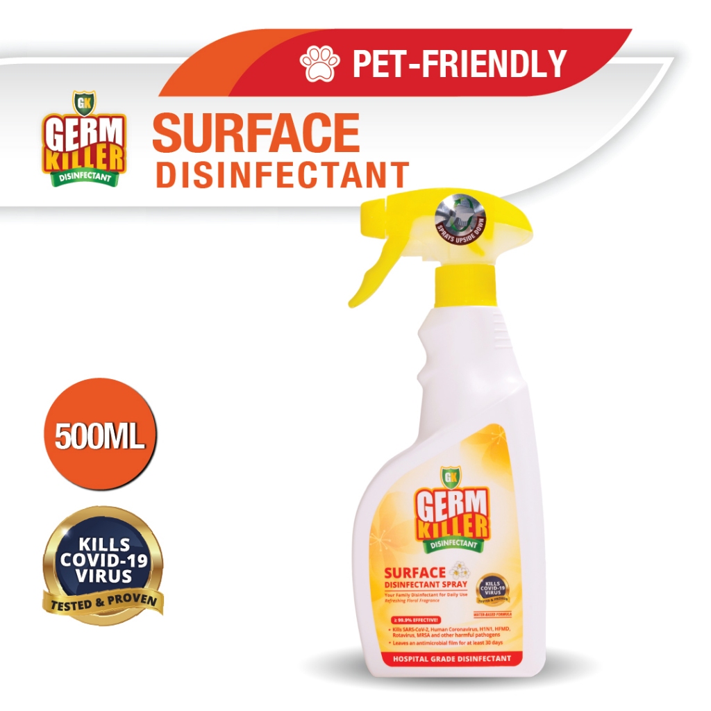 GK Surface™ Pet-Friendly Surface Disinfectant Spray (500ml) [Safe to ...