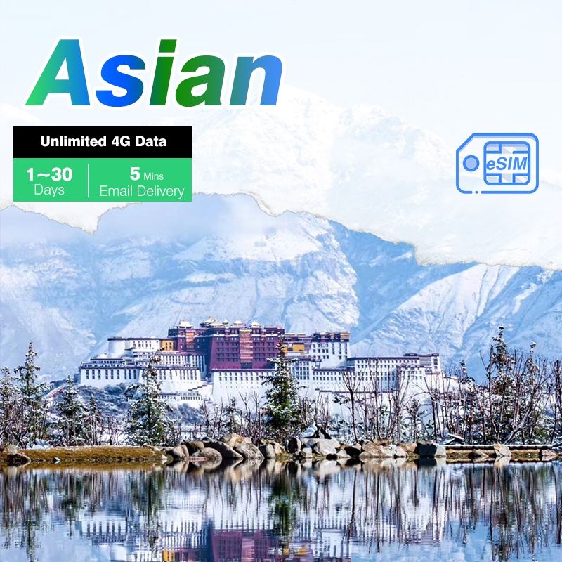 Asia esim card Unlimited 4G Date 1-30days Total 5GB/10GB /20GB Instant ...