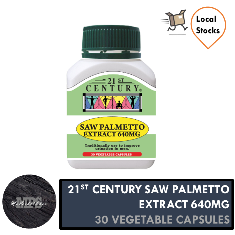 21st Century Saw Palmetto Extract 640mg (30s) | Shopee Singapore