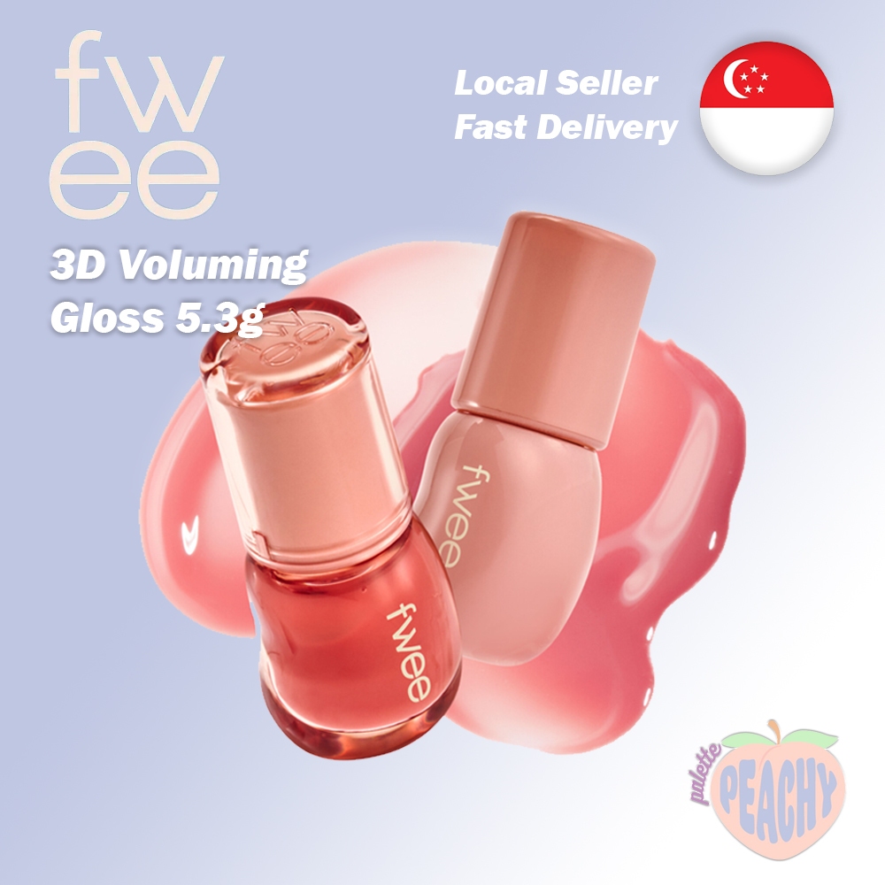 fwee 3D Volumming Gloss (12 Colors) Gel Lipgloss Lipstick Makeup Smooth ...