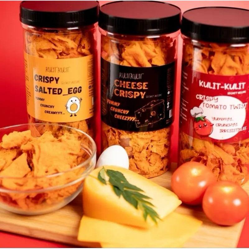 KK CHEESE CRISPY - HOT FAVOURITE! CHEESE/ SALTED EGG/ TOMATO | Shopee ...