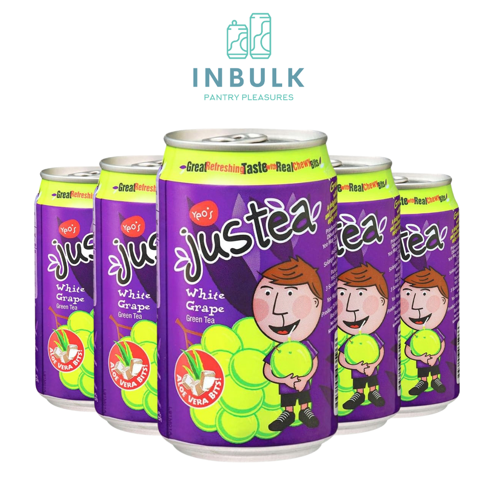 Yeo's Justea White Grape Juice Drink (300ml x 24 Cans) | Shopee Singapore