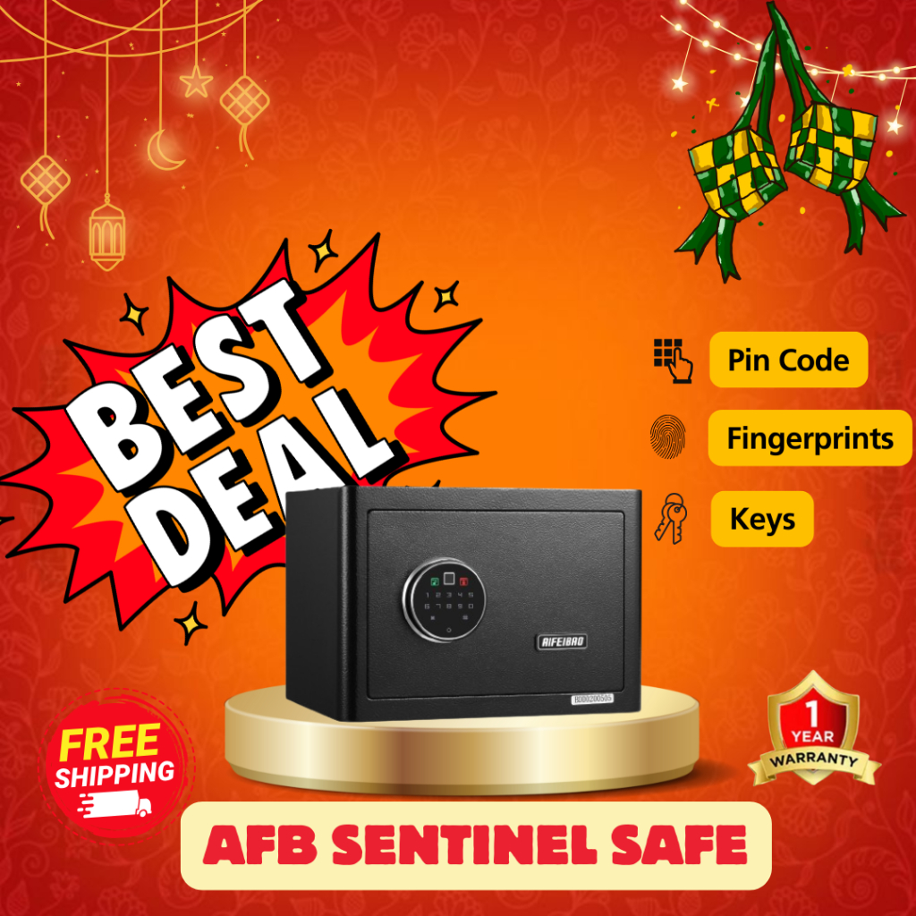[SHOPEE EXCLUSIVE DEAL & SG BEST SELLER] AIFEIBAO Guardian Safe Box ...