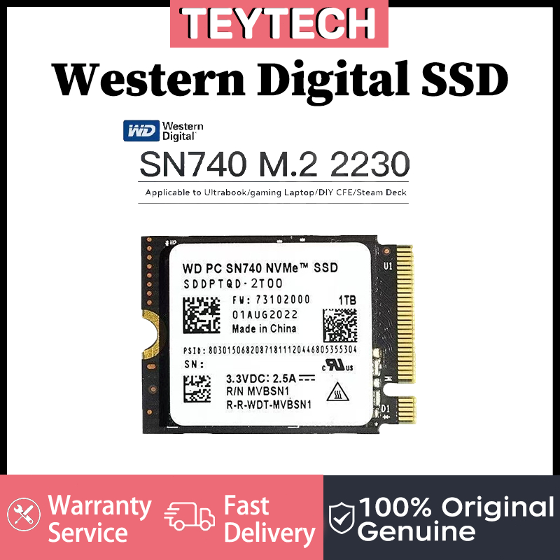 Western Digital SN740 SSD 1TB/2TB m.2 2230 WD SN740 SSD NVMe PCIe4.0 ...