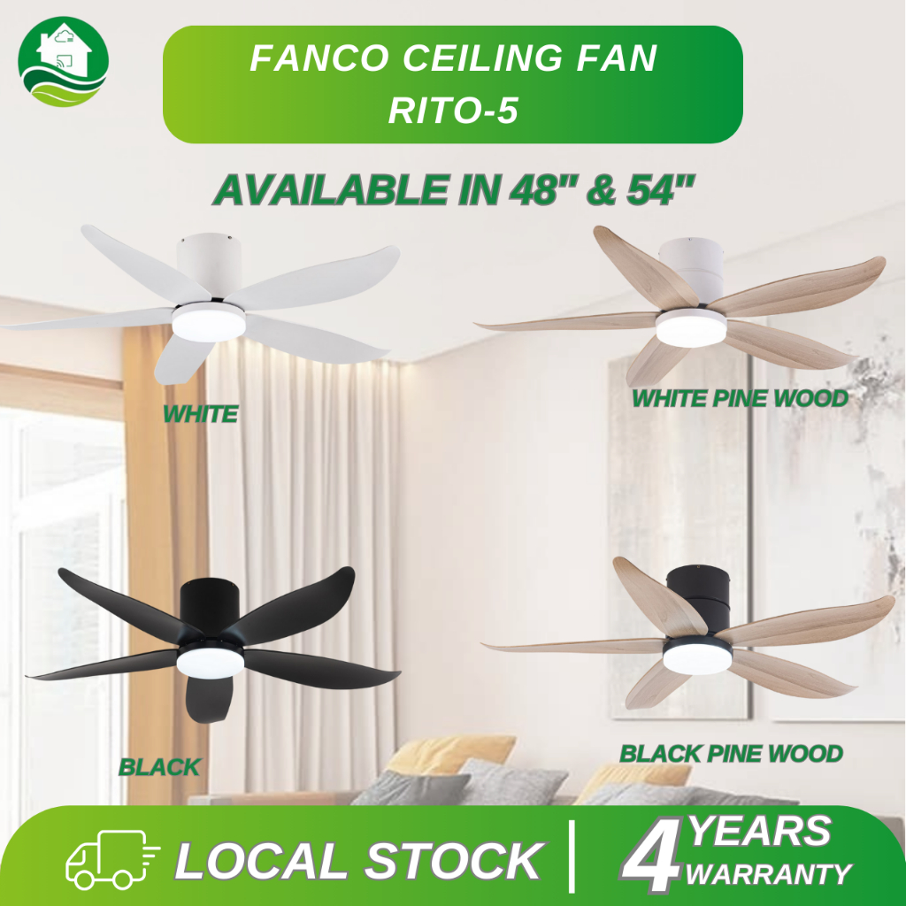 [SG READY STOCK] FANCO CO-FAN Rito-5 SMART DC Motor Ceiling Fan W 3 ...