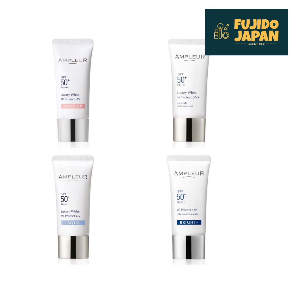 【Shipping from Japan】 AMPLEUR Luxury White W Protect UV 30g SPF50+ PA++++ | Shopee Singapore