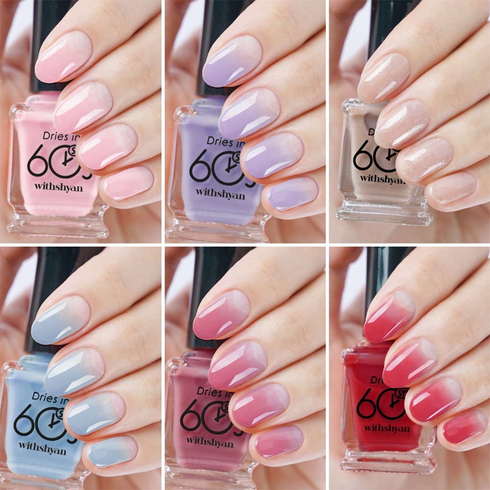 Withshyan 60s Fast Dry Syrup Nail Polish Colors M142 to M154 | Shopee Singapore