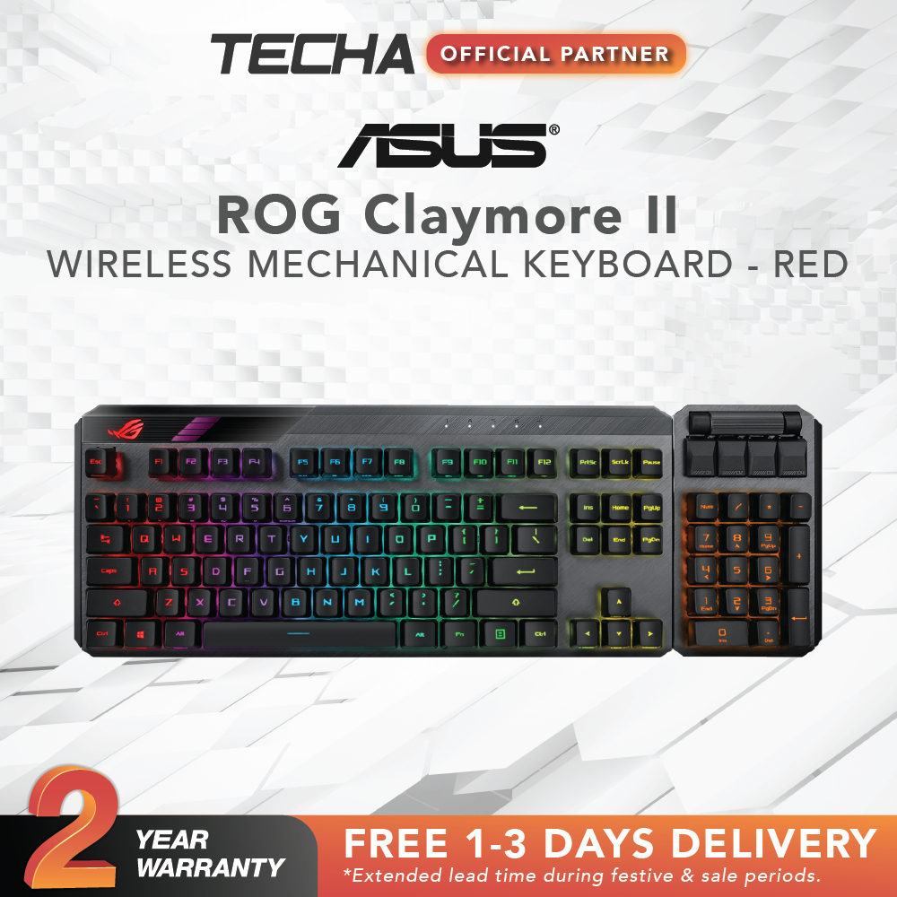 ASUS Claymore II Wireless Mechanical Keyboard | Shopee Singapore