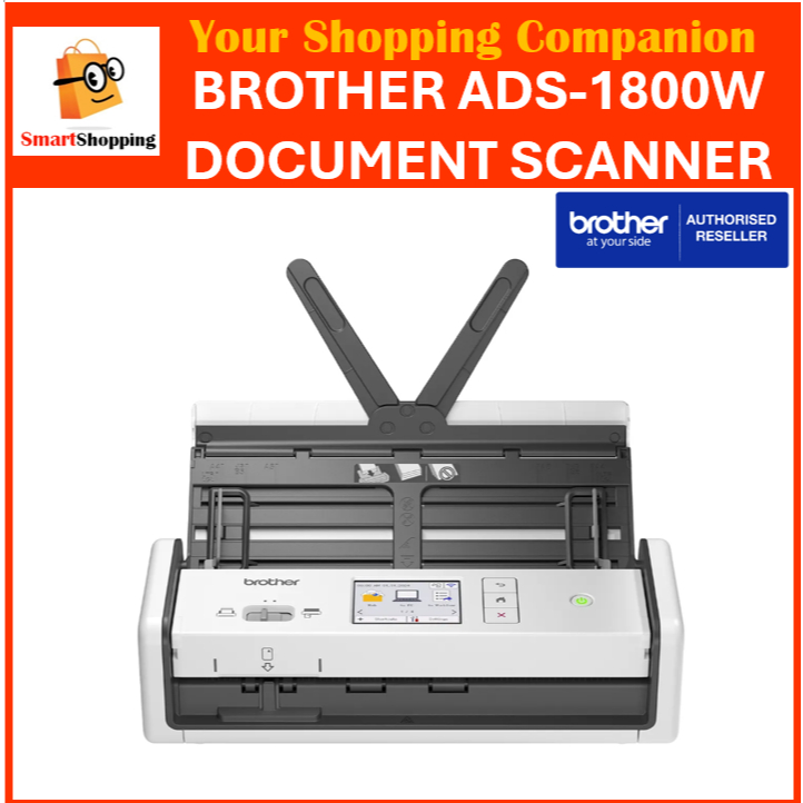 Brother ADS-1800W 1800W ADS 1800W Wireless Document Scanner Compact and ...
