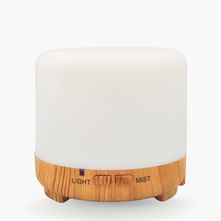 USB Diffuser Light Wood Base | Essential Oil Diffuser & Night Light | 7 ...