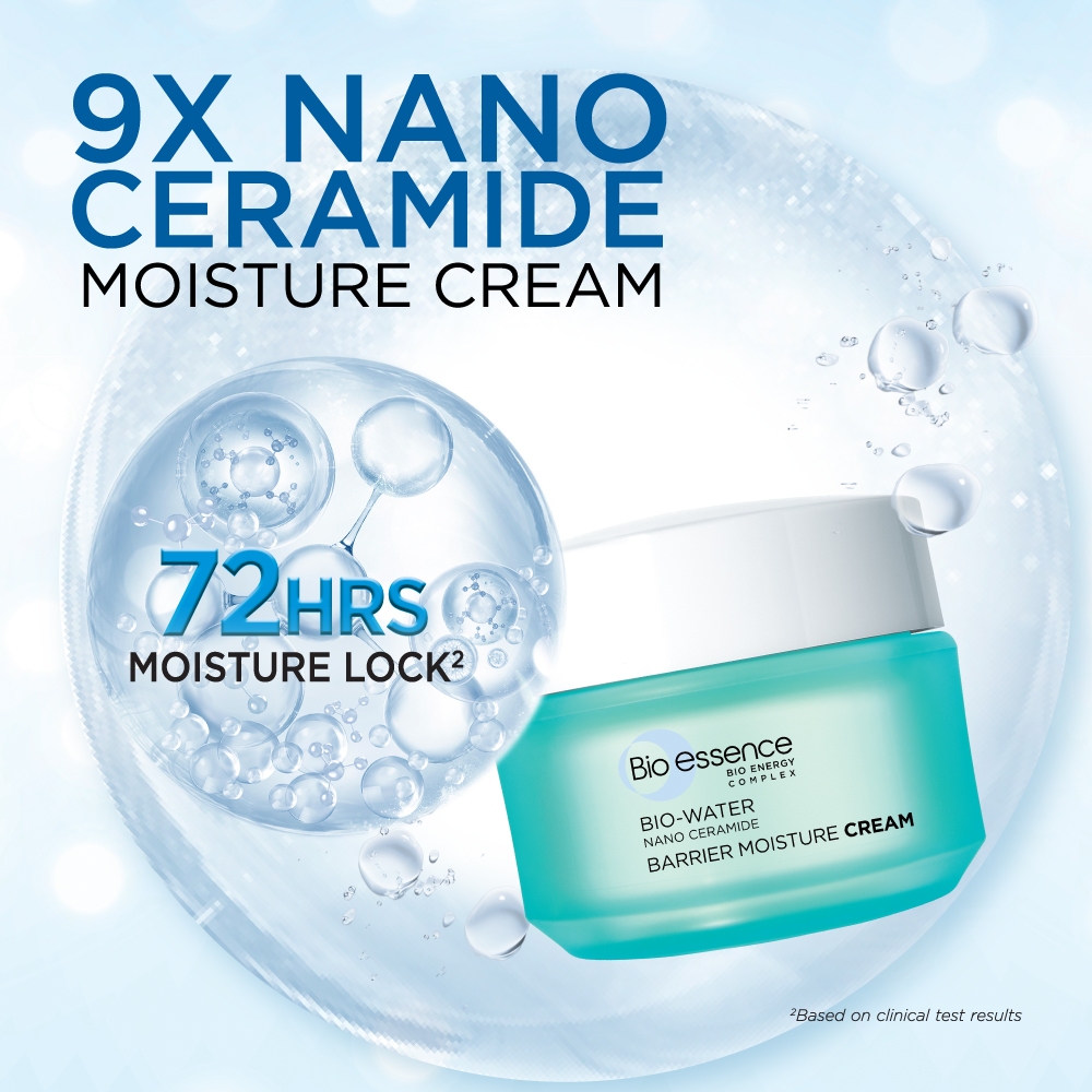BIO ESSENCE Bio-Water 9x Nano Ceramide Barrier Moisture Cream 30g ...
