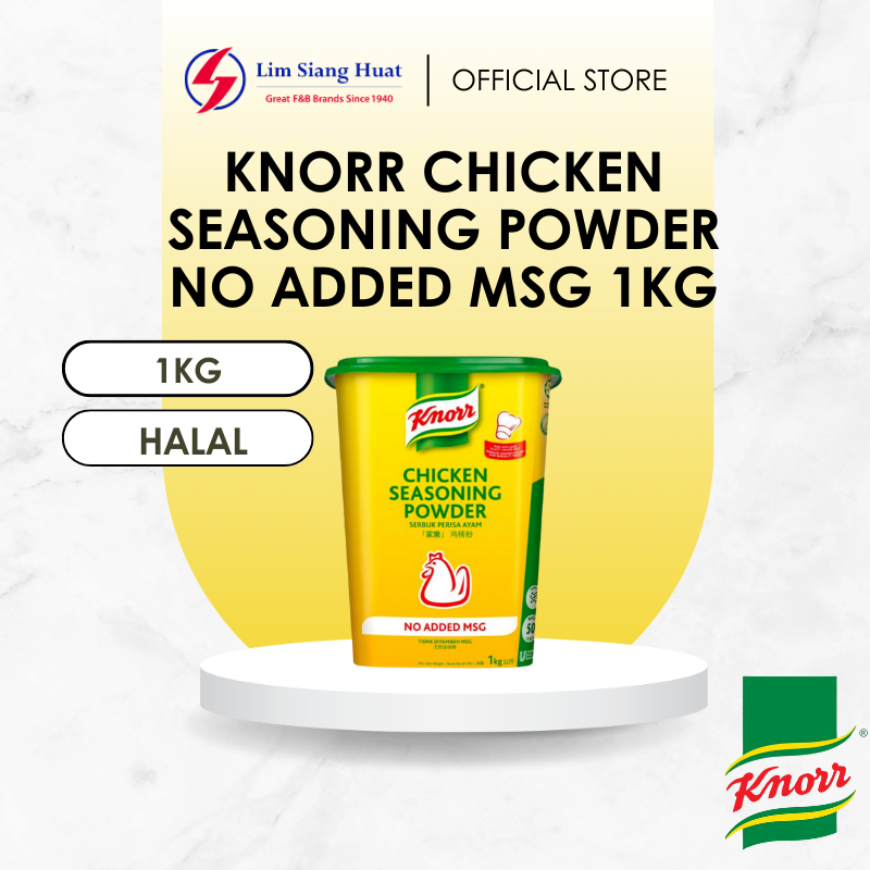 Knorr Chicken Seasoning Powder No added MSG 1kg | Shopee Singapore
