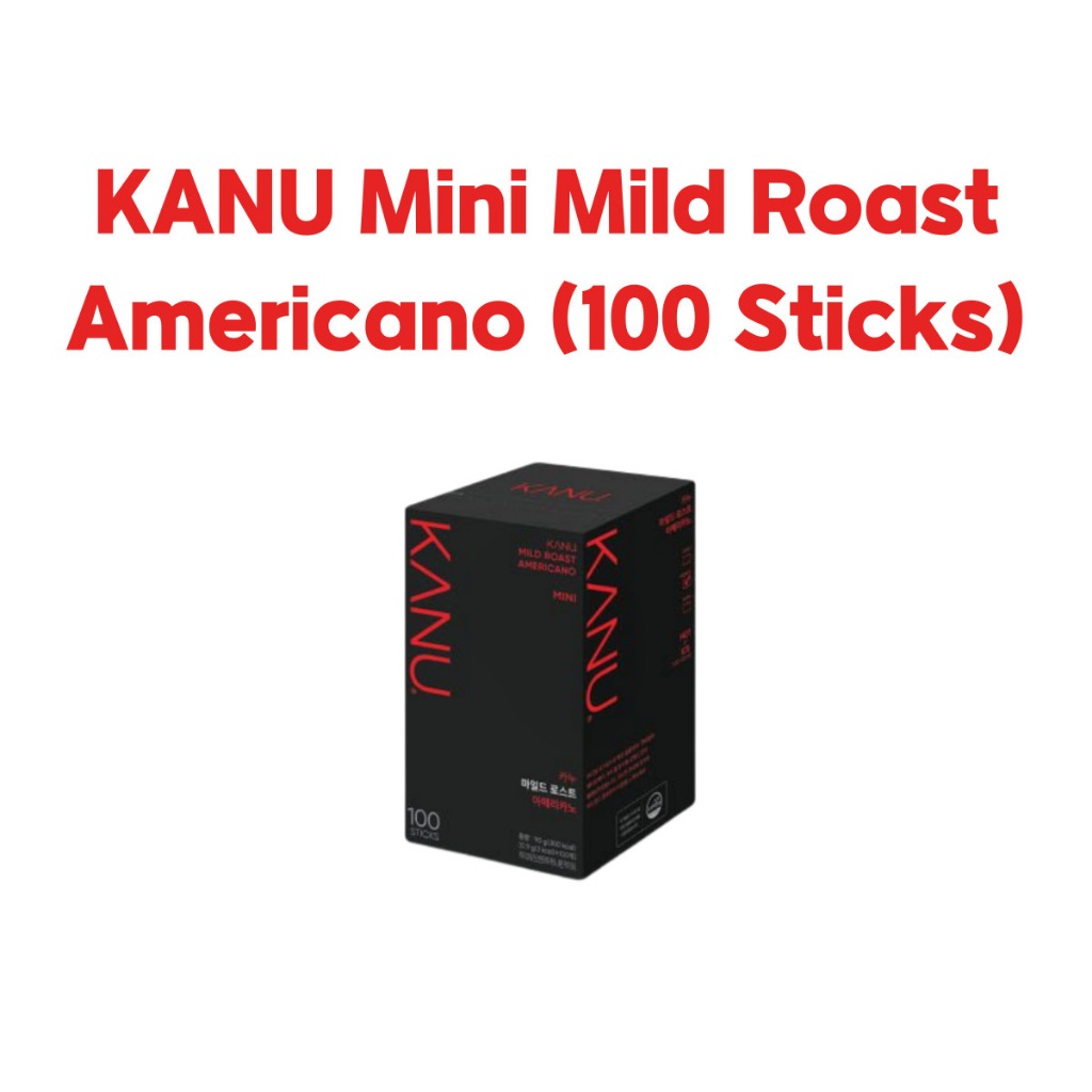 KANU Mini Mild Roast Americano – 100 Sticks (Smooth & Clean Coffee ...