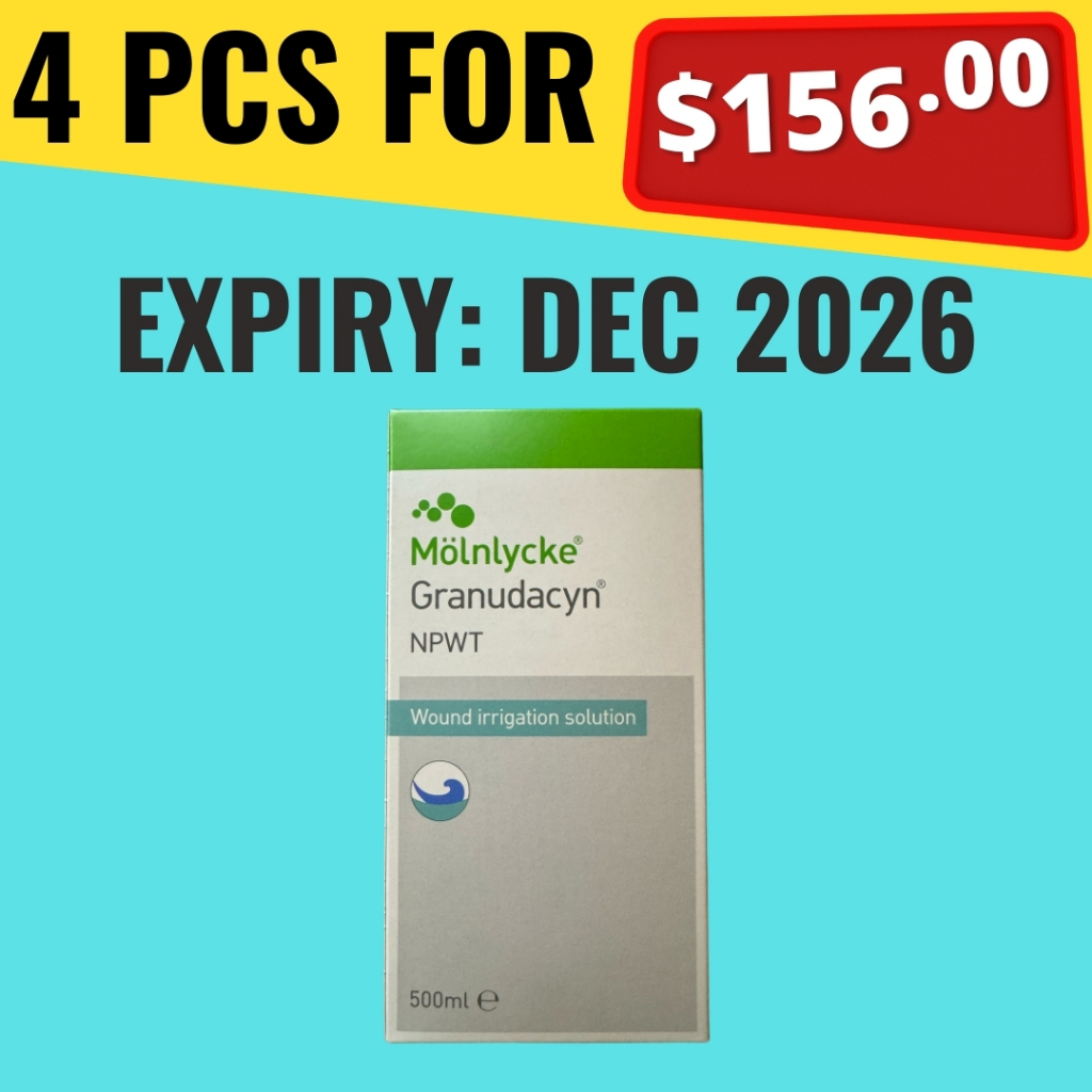 Molnlycke Granudacyn Wound Irrigation 500ml NPWT | Shopee Singapore