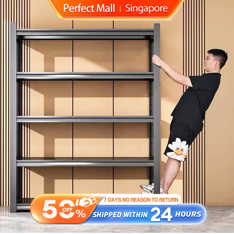 PM Shelf Rack 3/4/5 Layer Boltless Shelf Height Adjustable Kitchen Rack ...